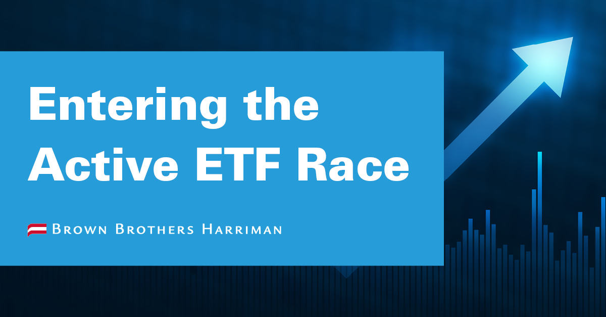 Entering the Active ETF Race